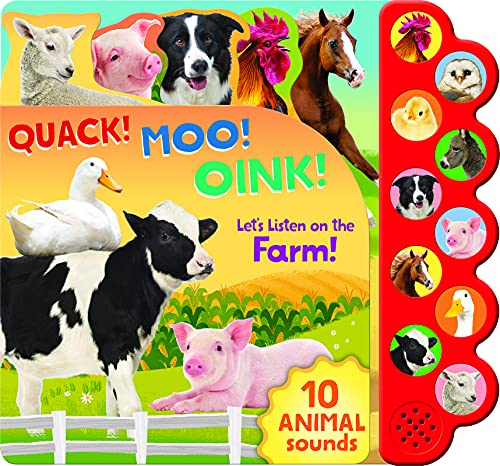 Quack! Moo! Oink!: Listen to Animals Around the Farm - 10-Button ...