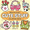 Amazon.com: Cute Stuff: Coloring Book for Adults and Kids, Bold and ...