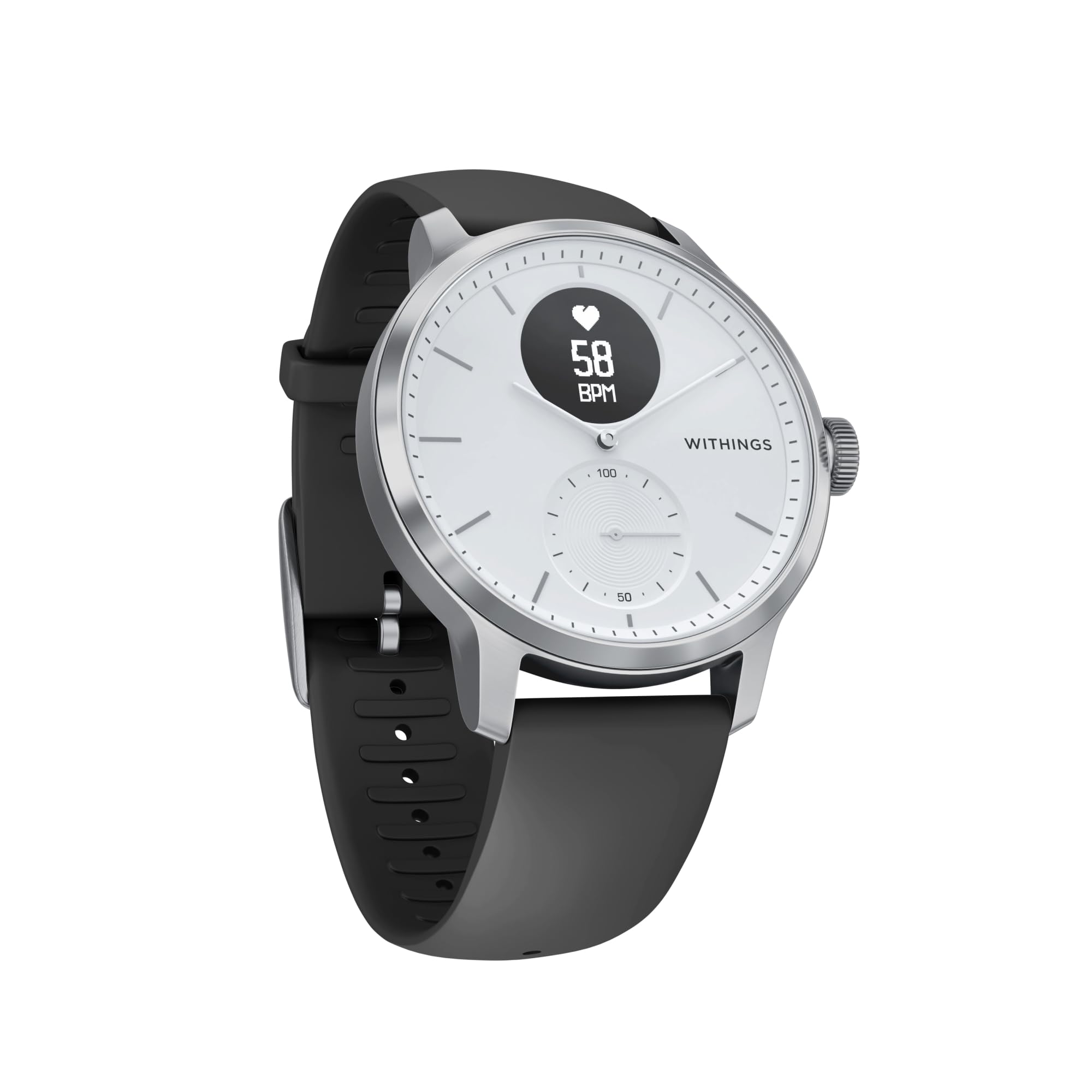 Mua Withings ScanWatch Hybrid ECG Smartwatch, with Heart Rate Sensor ...