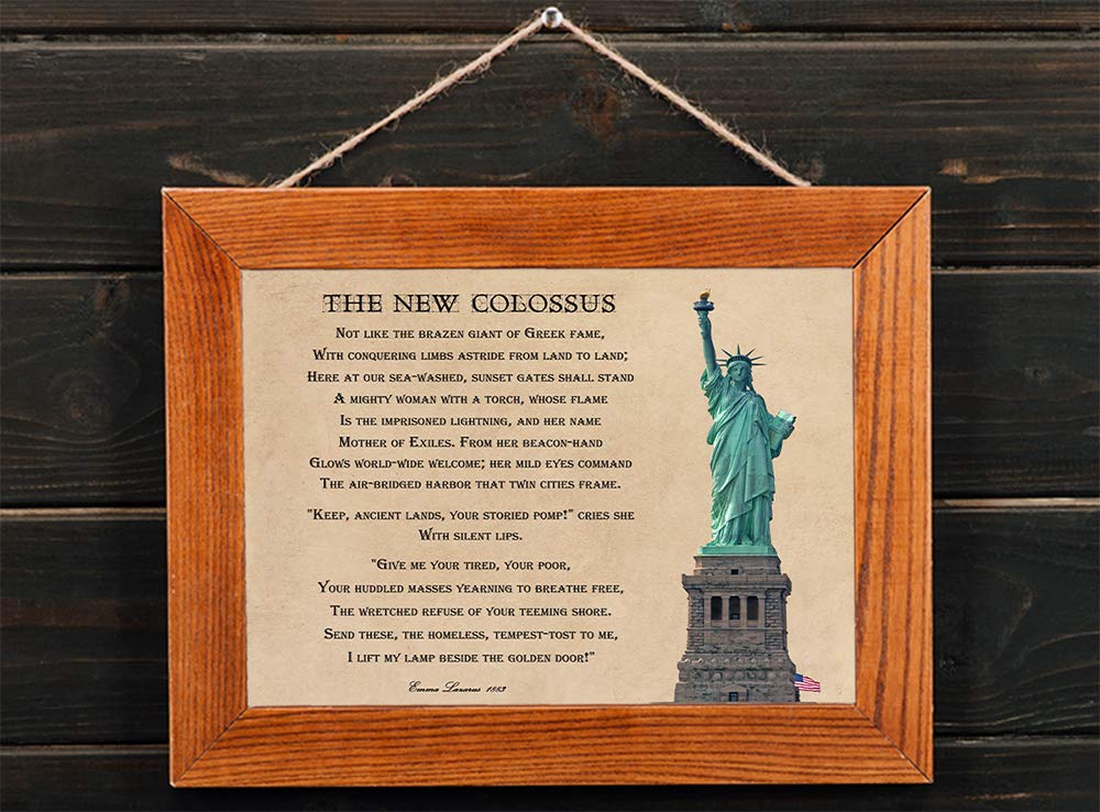 Mua The New Colossus, Give Me Your Tired Your Poor, 14x11 inch Unframed ...