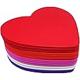 Amazon.com: QIDIWIN EVA Foam Sheets Heart Shaped-Foam Hearts Set for ...