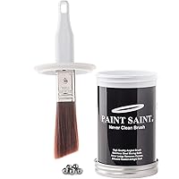 Paint Saint No Mess Touch Up Paint Storage Container w/ Brush in Lid ...