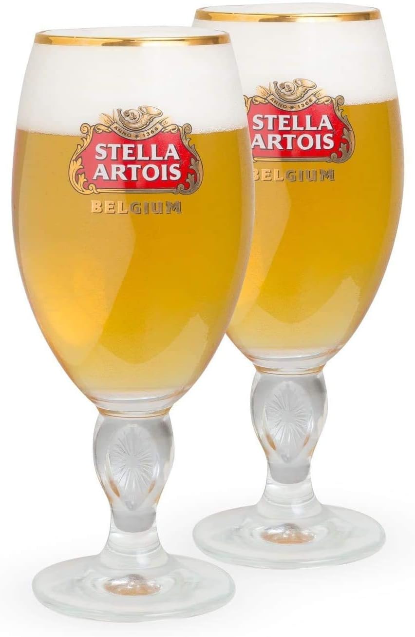 Amazon.com | Stella Artois Reusable Plastic Chalice Set - Set of 2 ...