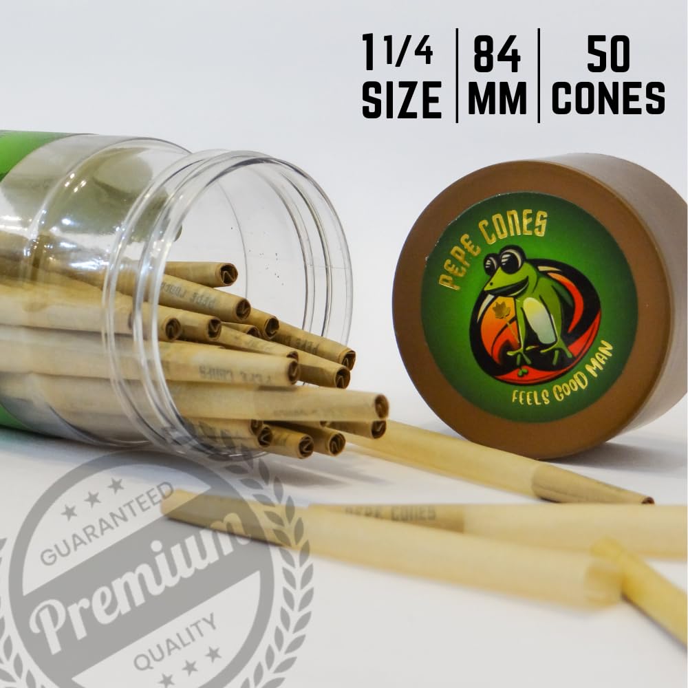 Mua PePe Cones Natural Pre Rolled Cones - 1 1/4 Size Pre Roll Cones ...