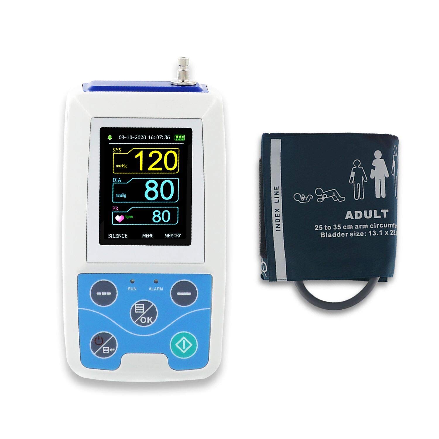 CONTEC ABPM50 Ambulatory Blood Pressure Monitor 24 Hours Holter With PC 