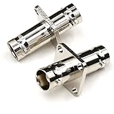 Amazon.com: Superbat 2pcs BNC Adapter BNC Female to BNC Jack Female Flange 4 Hole Panel Mount RF ...