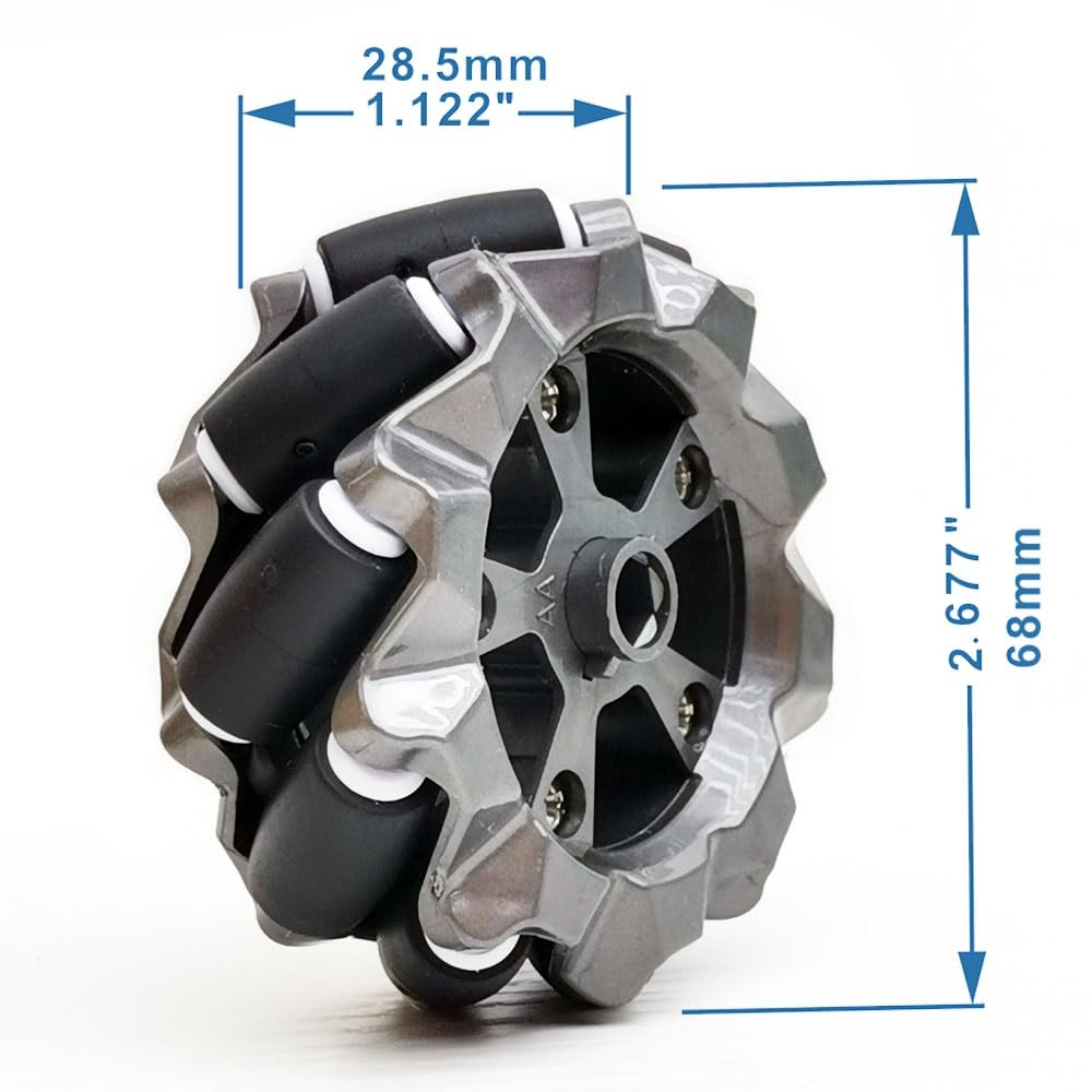 Mua DIY Mecanum Wheel Robot Kit Parts 4WD Omnidirectional Wheels Smart ...