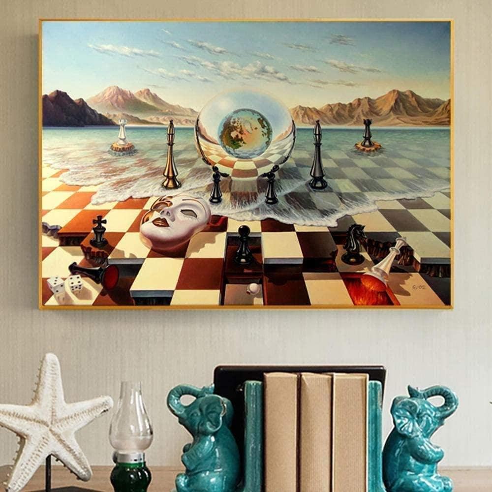 Amazon.com: Salvador Dali Jigsaw Puzzles Puzzle Wooden Surrealism Chess ...