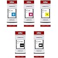 Amazon.com: PFI-107 130-ml Full Color Ink Tank Set(5-Pack,Matte Black/Black/Cyan/Magenta/Yellow ...