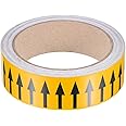 Amazon.com: PATIKIL Flow Arrow Tape, Polyethylene Pipe Marking Sticker ...