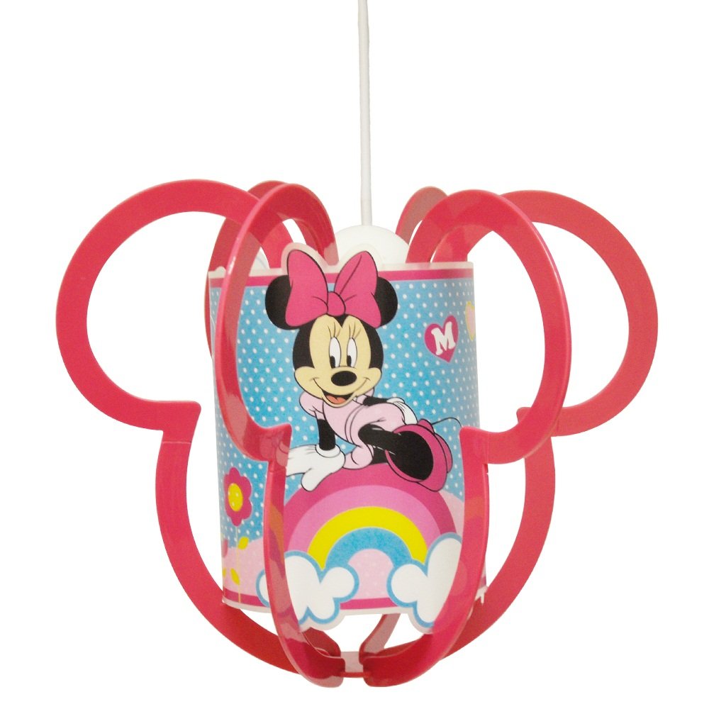 Children's Disney Pink Minnie Mouse Ceiling Pendant Light Shade: Amazon ...