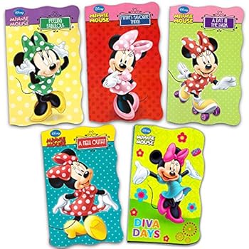 Amazon.com : Disney Minnie Mouse "My First Books" (Set of 4 Shaped ...