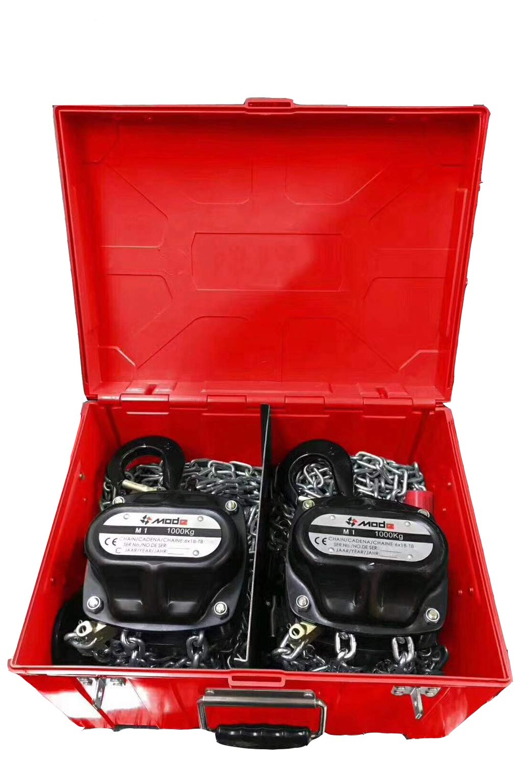 Mode Manual Hand Lifting Chain Block Hoist 2 Pieces 1TON 2200LBS ...