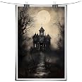 Amazon.com: Generic Haunted House Gothic Art Print Halloween Pictures ...