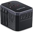 Amazon.com: EPICKA Universal Travel Adapter, International Power Plug Adapter with 3 USB-C and 2 ...