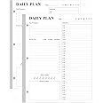 Amazon.com : (2-Pack) Undated Daily Planner Refill - A4 Planner Inserts ...