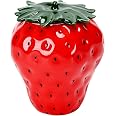 Amazon.com - Strawberry Shaped Jar with Lid, Strawberry Shaped Canister ...