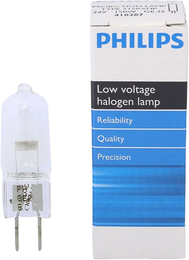 Amazon.com: Philips Halogen Non-Reflector 7158XHP 150W G6.35 24V Light ...