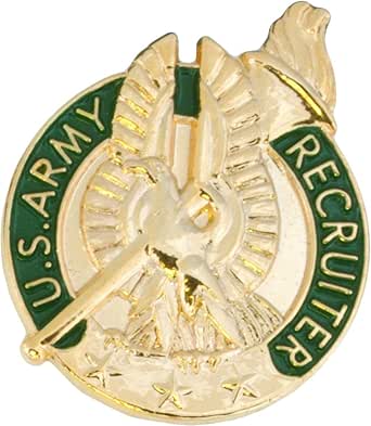 Amazon.com: Army Recruiter Badge Tie Tac (Gold): Clothing