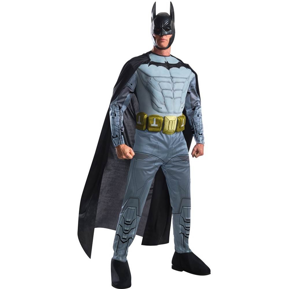 Rubie's mens Batman: Arkham City Deluxe Muscle Chest Batman Costume ...