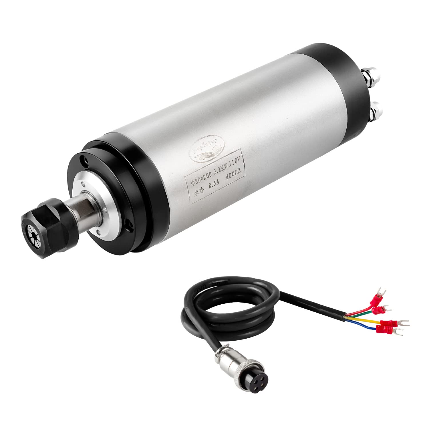 CNC Spindle CNC Motor 110V 2.2KW 2200W Quiet Water Cooled Spindle Motor ...