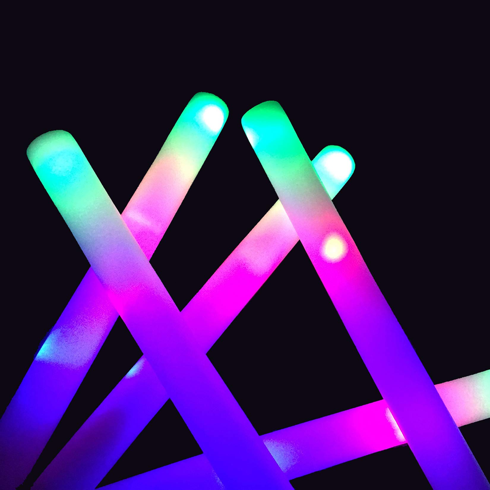 Mua Glow Sticks Bulk - 24 Pcs LED Foam Sticks Glow Batons with 3 Modes ...