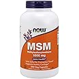 Amazon.com: NOW Supplements, MSM (Methylsulfonylmethane) 1,000 mg ...