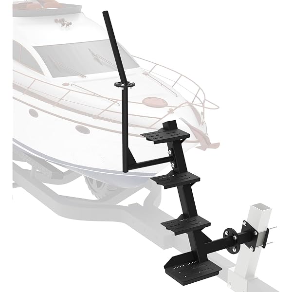 Aluminum Boat Trailer Steps Heavy Duty Boat Trailer Steps With Handle ...