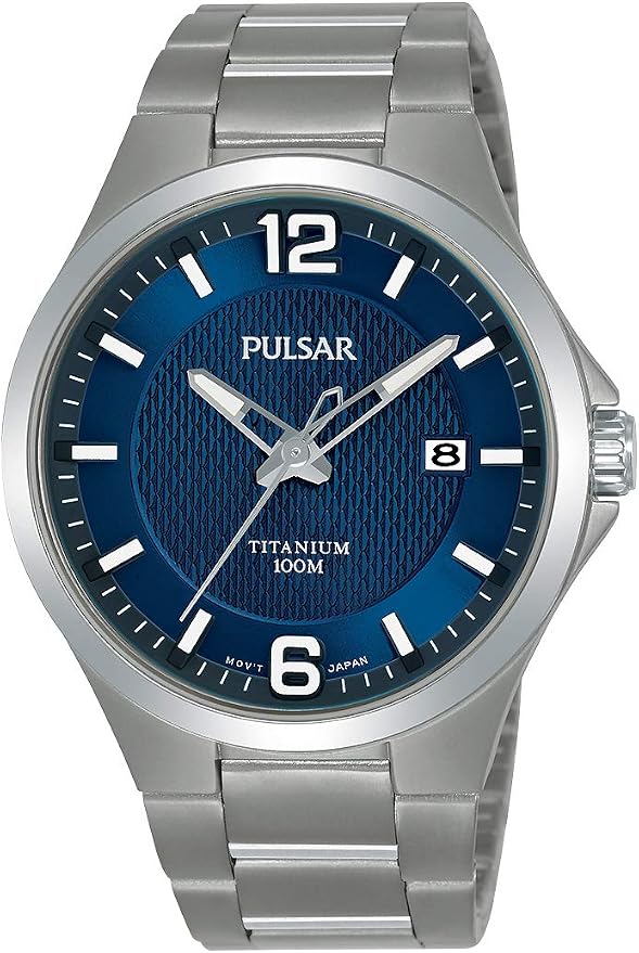 Pulsar Mens Analogue Quartz Watch with Stainless Steel Strap PS9611X1 ...