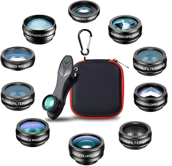 Patasen 10 en 1 universel Kit de lentilles de caméra pour téléphone ...