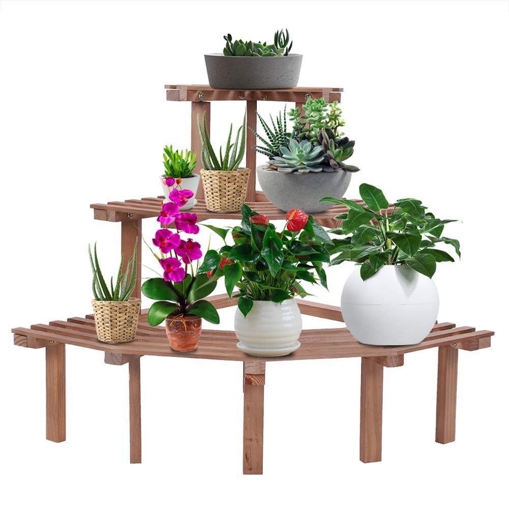 Vasi e accessori per piante Supporto per Espositore da Fiori in Vetro ...