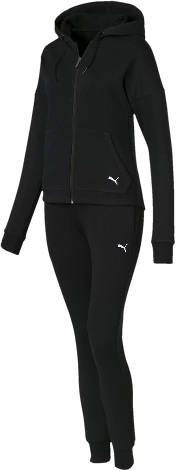 Buy PUMA Women's Clean Sweat Suit CL, Black, XX-Small at Amazon.in