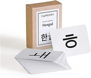 Korean Alphabet - Hangul Flash Cards : Toys & Games