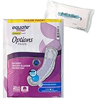 Amazon.com: Equate Options Maximum Absorbency Long Length Pads, 72 ...
