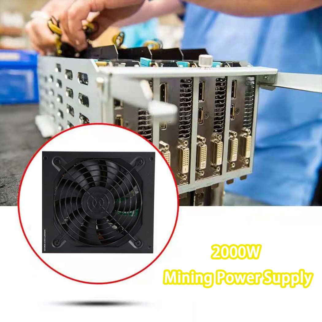 Mua 2000W Mining Power Supply, 8 GPU Miner PSU 110V-240V Multi-Channel ...