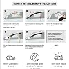 4-pc Wind Deflectors for Toyota RAIZE 2019-2024,Tinted Wind Deflectors ...