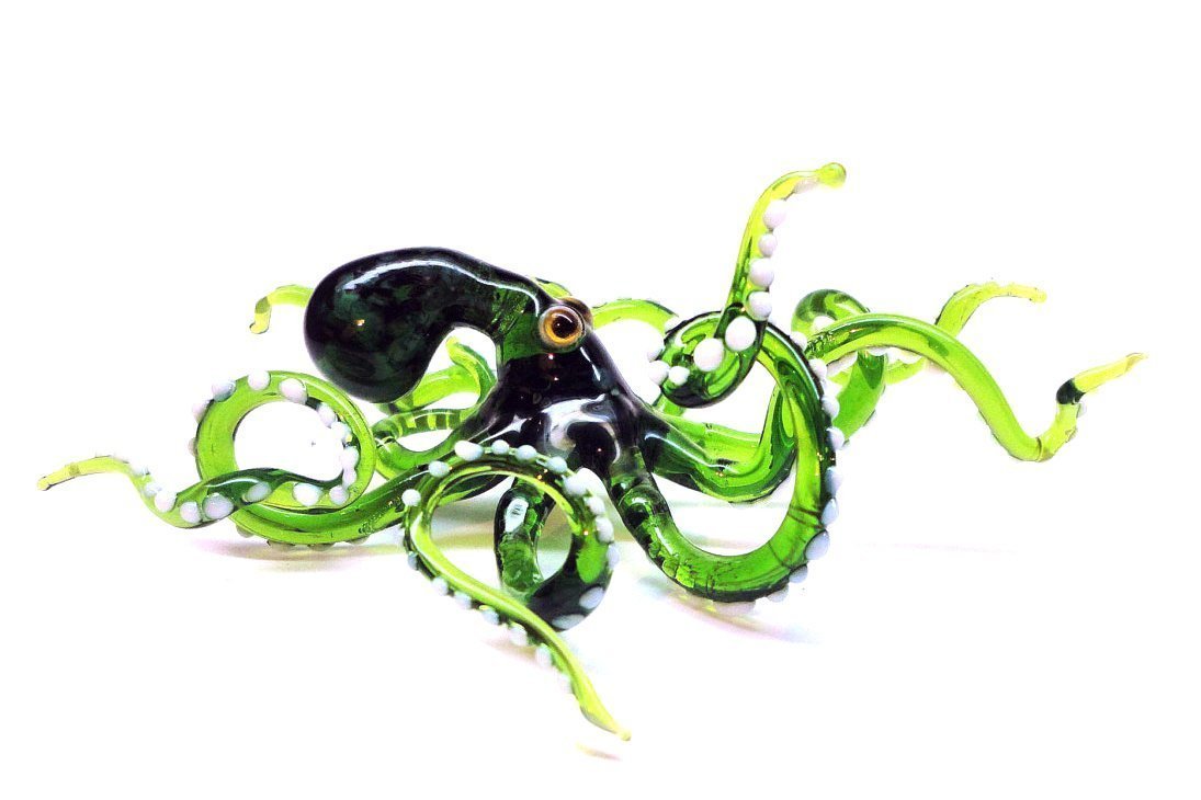 Amazon.com: Blown Glass Octopus, Glass Octopus, Glass, Octopus, Ocean ...