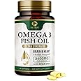 Amazon.com: Omega 3 Fish Oil Pills 2400mg - Triple Strength Omega 3 Fish Oil Supplements - Best ...