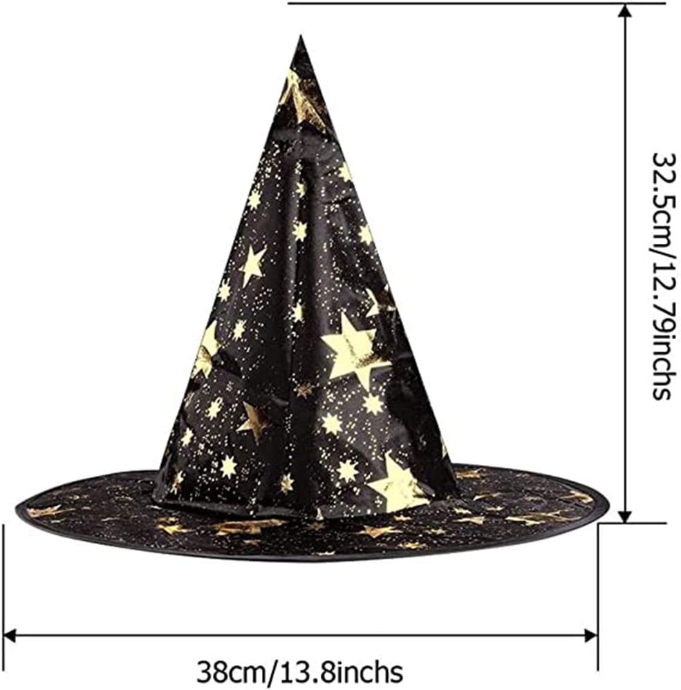 Anzmtosn Kids Halloween Costumes Witch Wizard Cloak with Hat Wizard ...