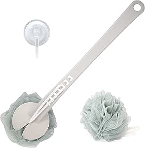 Loovah Handle The First Replaceable Loofah Back Scrubber Stick Use Any ...