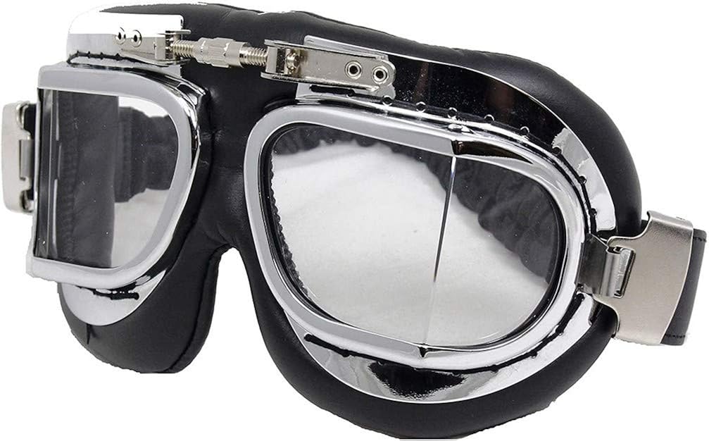 Deluxe WW2 Reproduction RAF British Aviator Style FLYING GOGGLES in ...