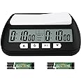 Amazon.com: QINFIEY Chess Timer for Board Games, Professional Chess Clock with Delay Count Down ...
