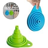 Amazon.com: Small Collapsible Silicone Funnel Helpful In Pouring Liquid with Precision, 3 Inches ...