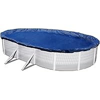 Amazon.com : Blue Wave Silver 12-Year 16-ft x 32-ft Oval Above Ground ...