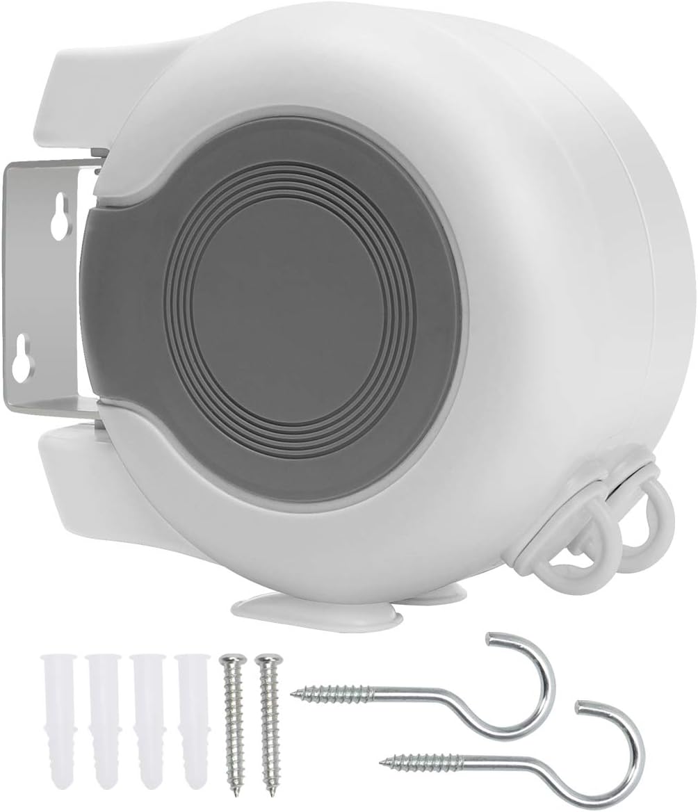 COITEK Washing Lines, Retractable Clothes Washing Lines Outdoor, Heavy ...