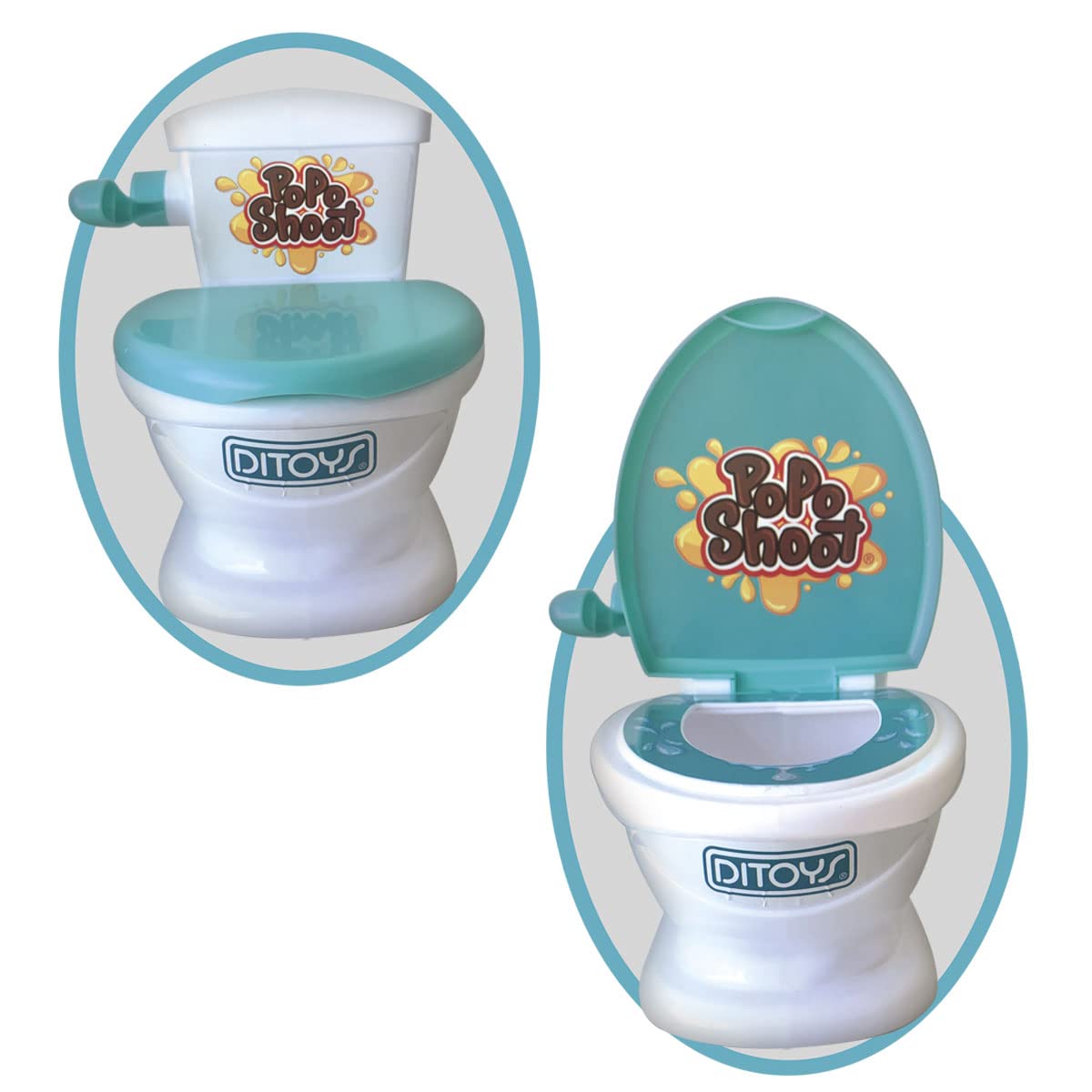 Mua DITOYS Poop Shoot Game | Fun Toys for Kids | Includes Toilet, 12 ...