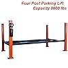 KATOOL AUTOKATO Four Post Parking Lift 8000 lbs car Lift Storage ...