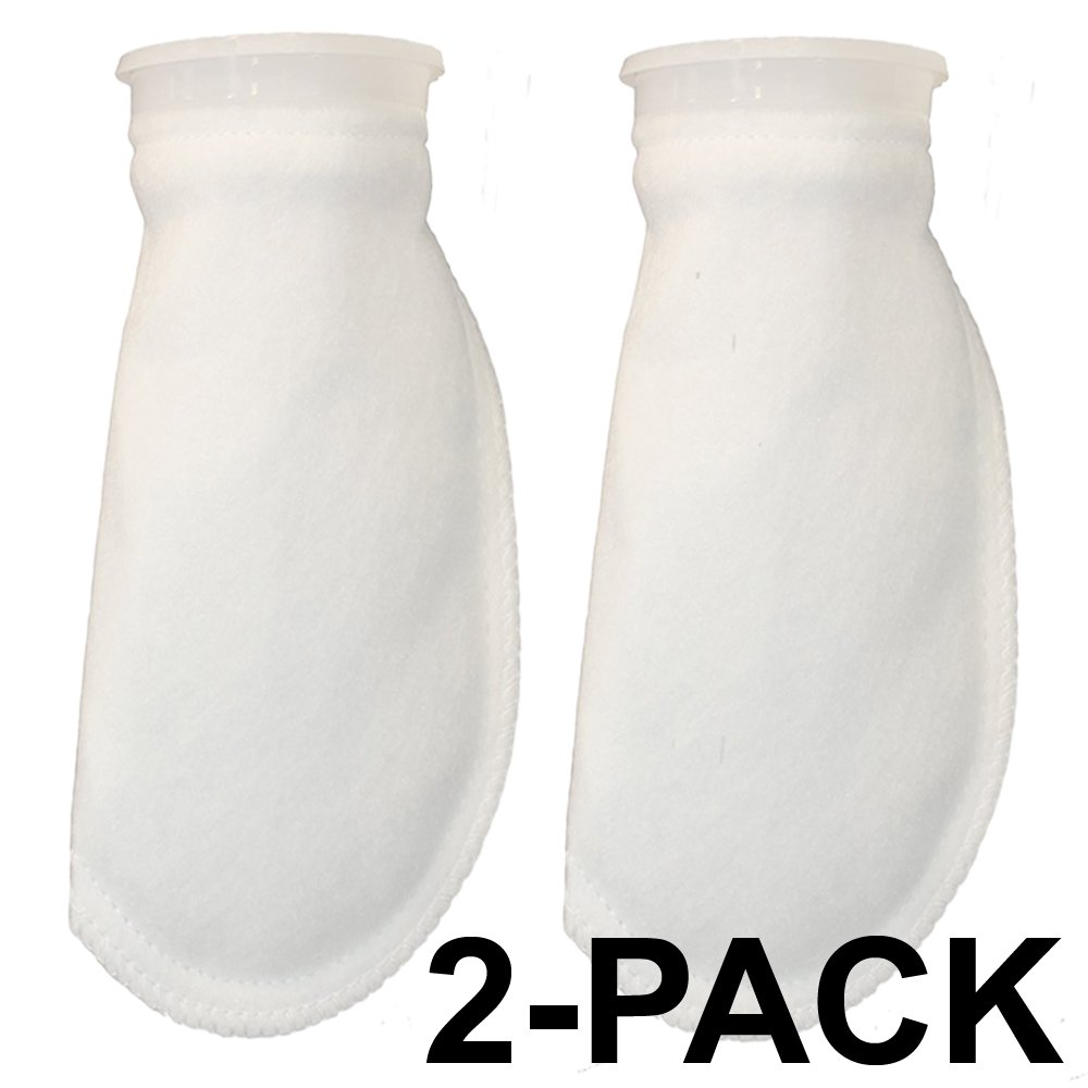 4 x 14 inch, 200 Micron Filter Sock - 5mm Aquarium Felt Filter Bags for ...