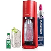 Amazon.com: SodaStream Terra Sparkling Water Maker (White) with CO2 and Dishwasher Safe Bottle ...