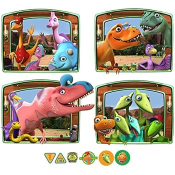 RoomMates RMK2136SCS Dinosaur Train Peel and Stick Wall Decals ...